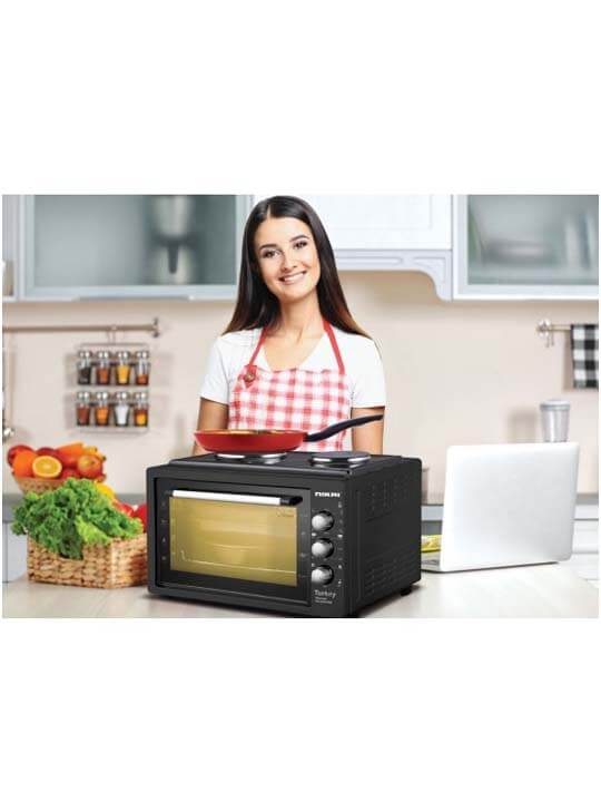 Nikai Electric Oven 20L 2 Hot Plate 1800W Black - NT4520RHT - Online ...
